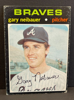 1971 TOPPS # 668 GARY NEIBAUER BRAVES | eBay