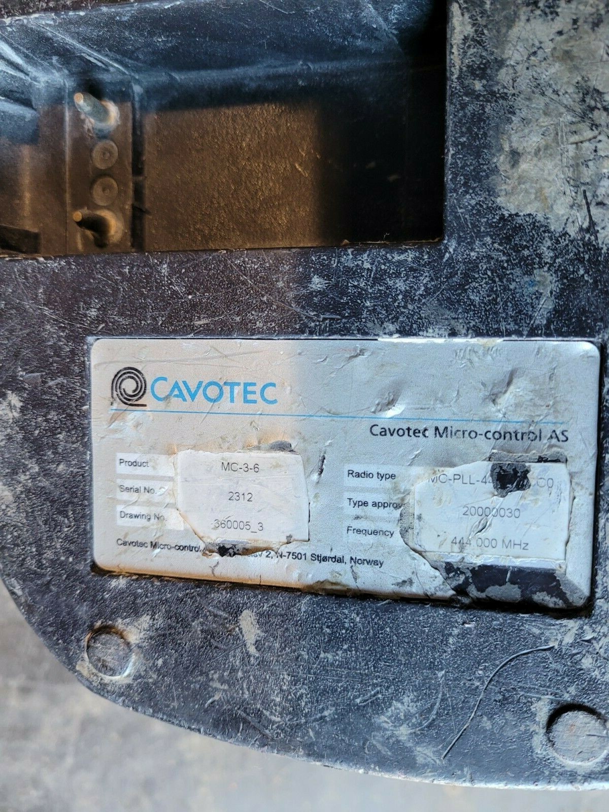 Cavotec MC-3-6 Radio Remote Control for Mining/Crane/Oil Application | eBay