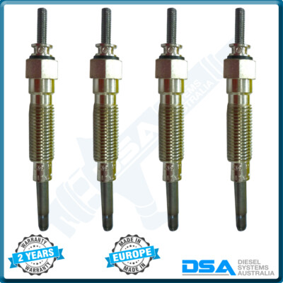 Set 4 Glow Plug Suit Mitsubishi Canter 4M40, Pajero NH,NJ,NK,NL 2.8L ...