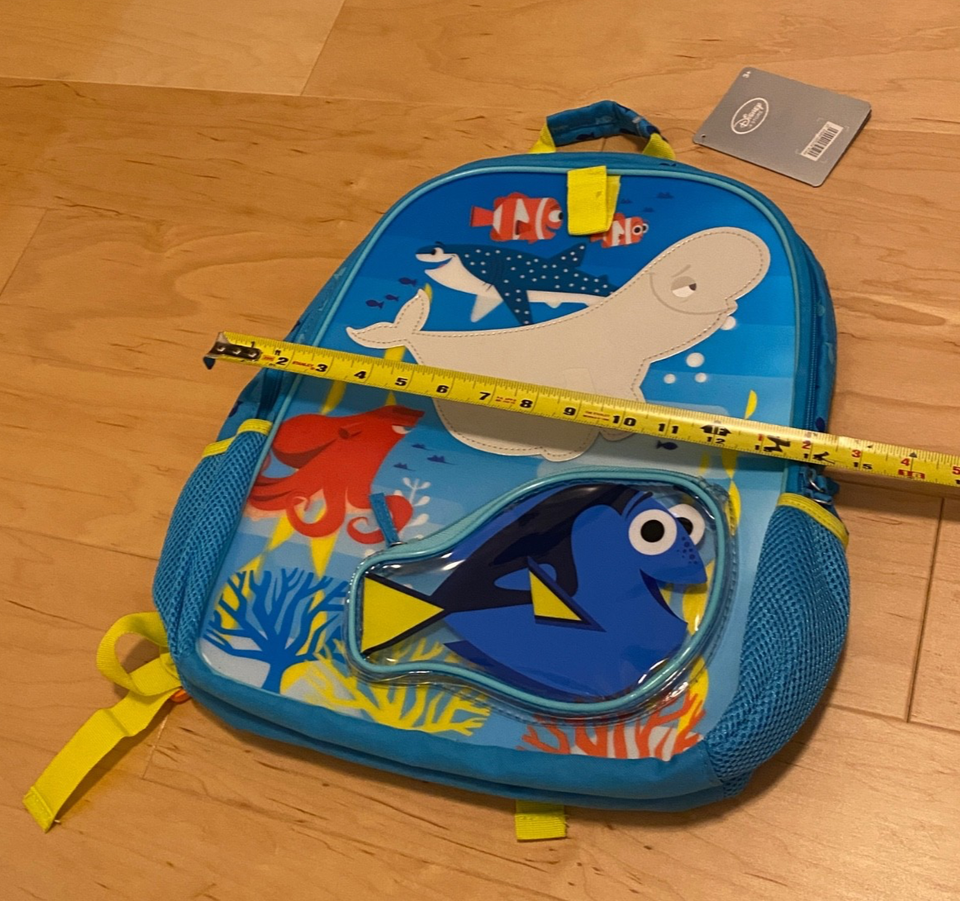 Finding Nemo Dory School Backpack Bookbag, Disney Store Pixar 2016 ...