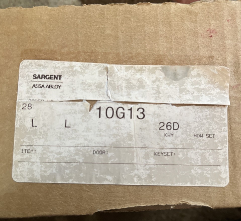 New Unused Sargent ASSA ABLOY 10G13 / OEM 26D Lever Handle Set | eBay
