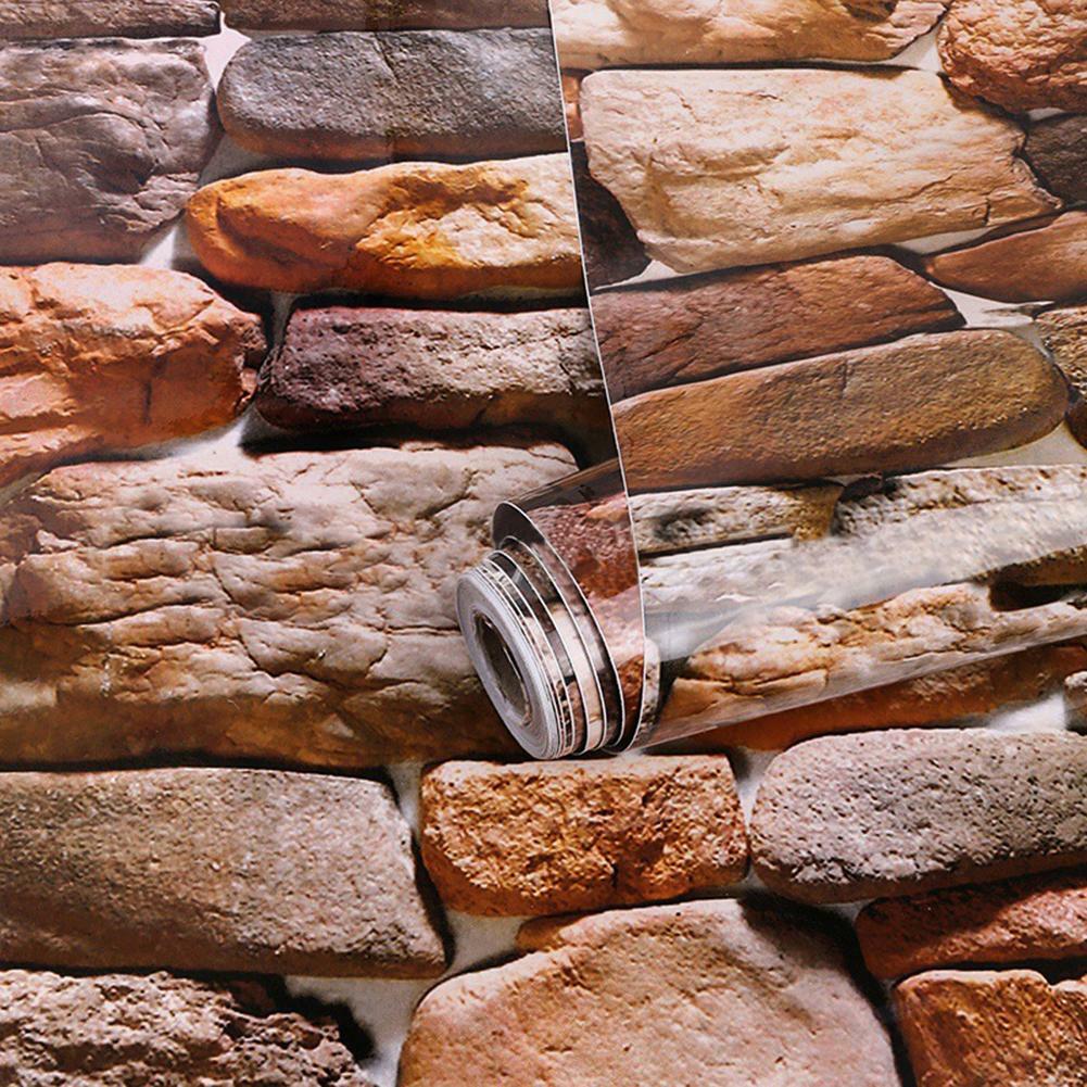 Home Decor 3D Marble Effect Wall Stickers Waterproof PVC Self-adhesive ...