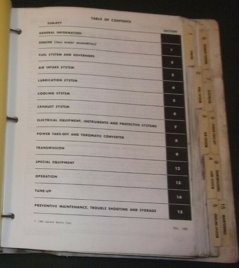 Detroit 149 Séries 8V 12V 16V Moteur Service Shop Réparation Atelier ...
