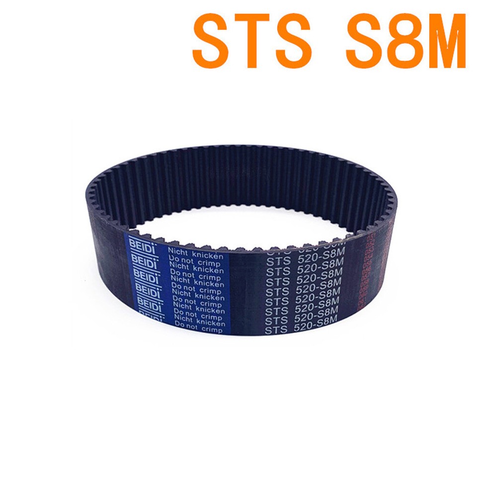 STS S8M Timing Belt Pitch 8mm Close Loop Rubber CNC Synchronous Belt ...