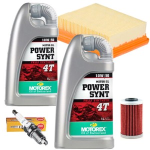 KTM Duke 125 2011-2016 Service Kit with 2 x 1L Oil Filter Air Filter ...