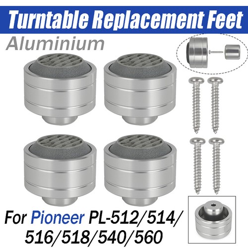 For Pioneer Turntable Replacement Feet PL-518 PL-540 PL-560 PL-512 PL ...