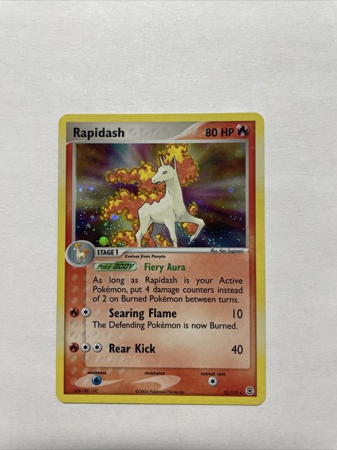 Pokémon TCG Rapidash EX FireRed & LeafGreen 13 Holo Holo Rare for sale ...