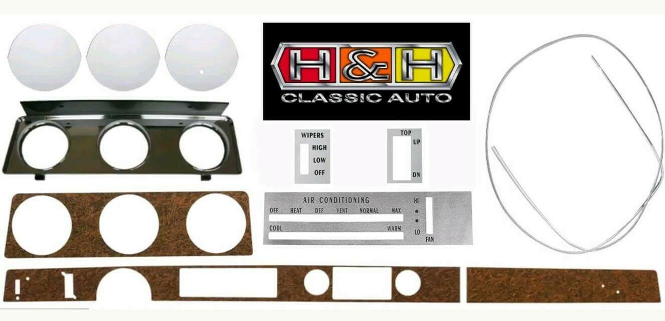 1972 Olds Cutlass 442 Vista Cruiser Speedometer Cluster Woodgrain Dash ...