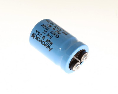 2pcs - 470uF 100V Large Can Electrolytic Aluminum Capacitor 470mfd ...