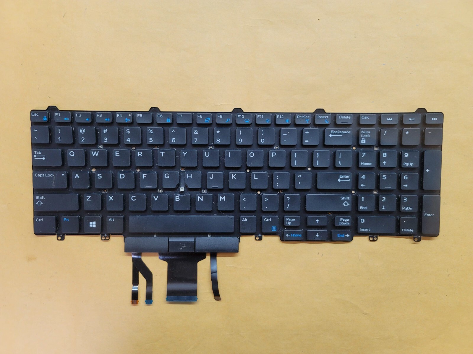 OEM Genuine Backlit Keyboard 383D7 0383D7 for Dell Latitude 5580 5590 ...