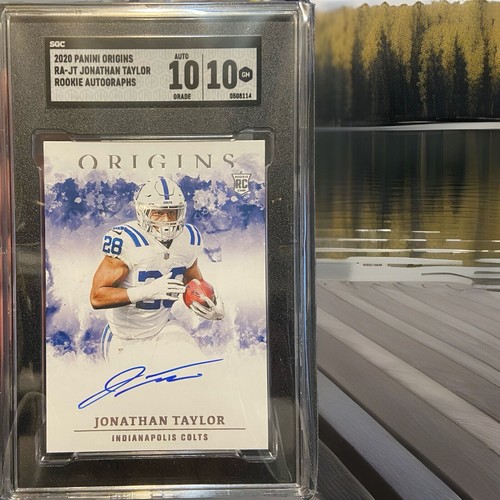 2020 Panini Origins - Rookie Autographs Jonathan Taylor #RA-JT (AU, RC ...