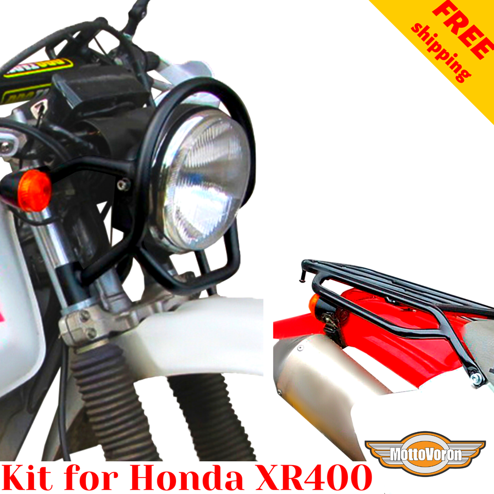 For Honda XR 400 Rear rack XR 400 R Headlight protector Guard XR400R ...