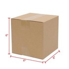 100 6x6x6 Packing Mailing Moving Shipping Boxes Corrugated Carton | eBay