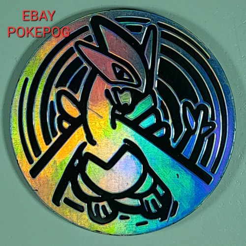 LUGIA 2000 Jeton Coin Pog Pokémon Card Game Néo Silver Rainbow Holofoil ...