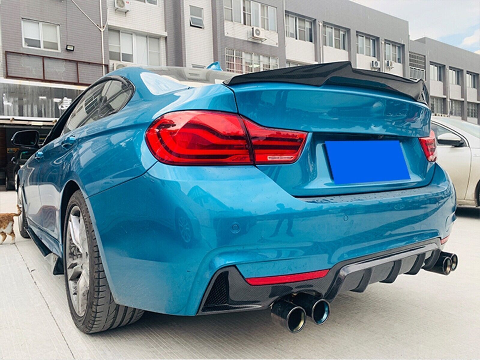 1Pc Rear Trunk Spoiler Wing PSM For BMW F36 4Door Gran Coupe 2014-20 ...
