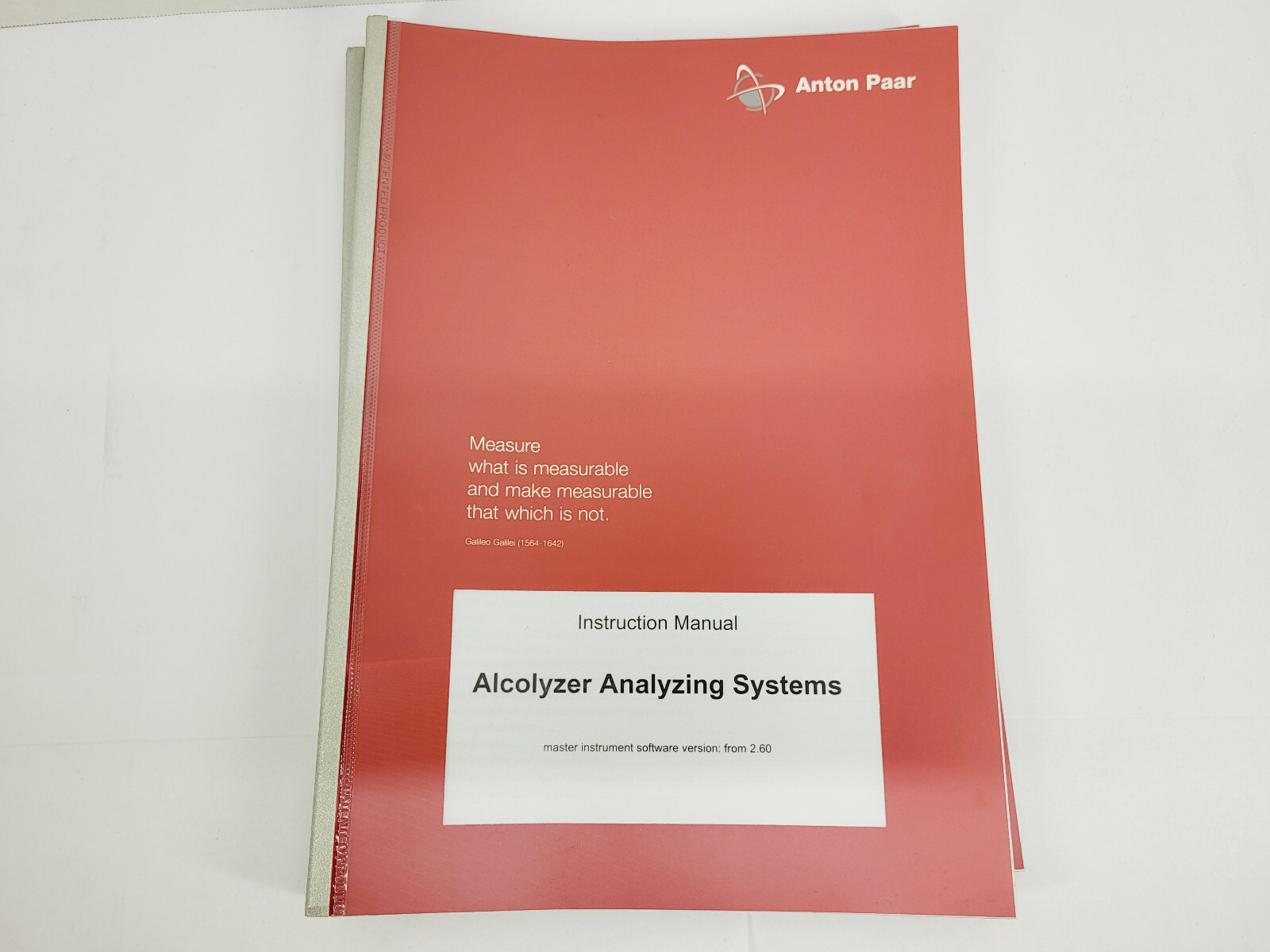 Set of 6 Anton Paar Instruction Manuals - Generation M, DMA 4100 ...