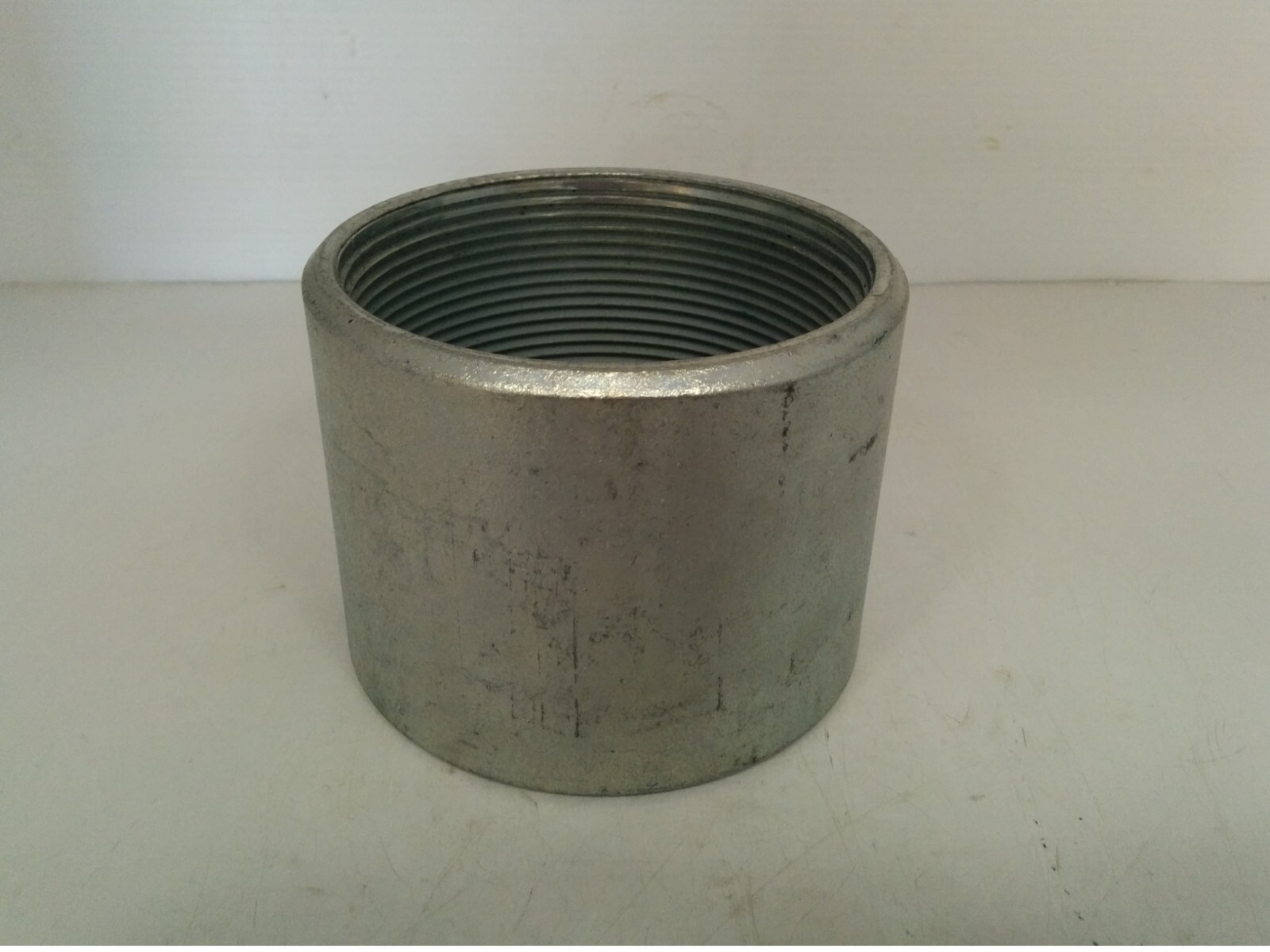 EC-KORNS GALVANIZED STEEL COUPLING FOR RIGID CONDUITS, 4" ID 4-1/2" OD ...