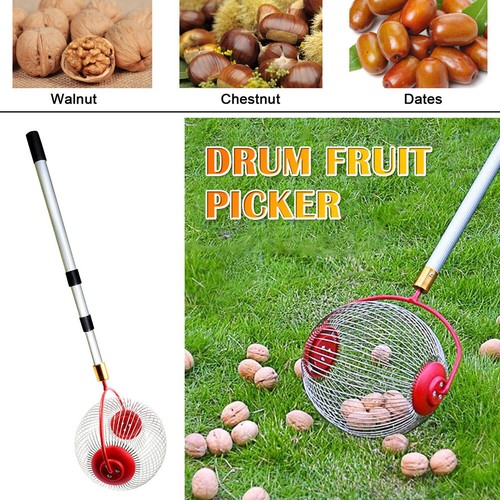 Rolling Nut Walnuts Harvester Ball Picks Pecan Crab Apples Fruit Picker ...