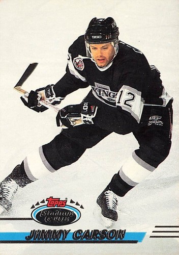 1993 Stadium Club #118 Jimmy Carson Los Angeles Kings | eBay