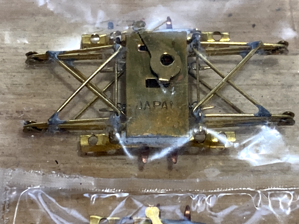 HO SCALE BRASS PANTOGRAPH POWER CONDUCTORS FOR TROLLEY OR TRAIN NEW OLD ...