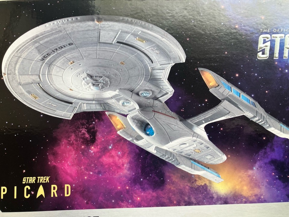 USS ENTERPRISE NCC-1701-G XL Eaglemoss FANHOME Star Trek Starship 1701 ...