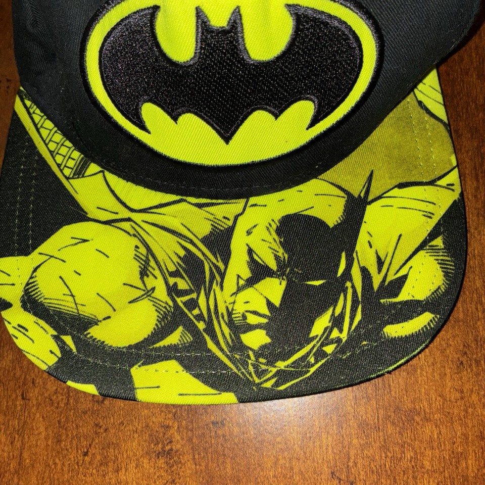 Batman Black And Yellow Men’s Baseball Style Cap Hat | eBay