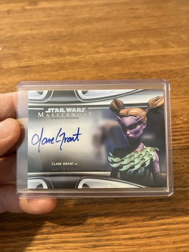 2021 Topps Star Wars Masterwork Clare Grant As Latts Razzi Auto Mwa Cg
