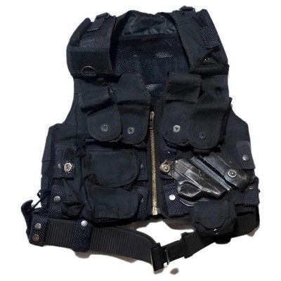 Russian Army Real OMON SOBR SOM M32 Grom Vest Black | eBay
