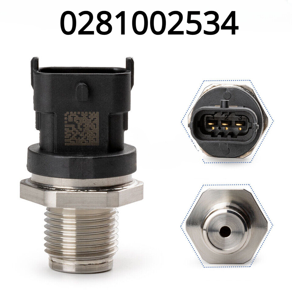Rail Fuel Pressure Sensor 0281002534 For Chevrolet & GMC 04-2005 Diesel ...