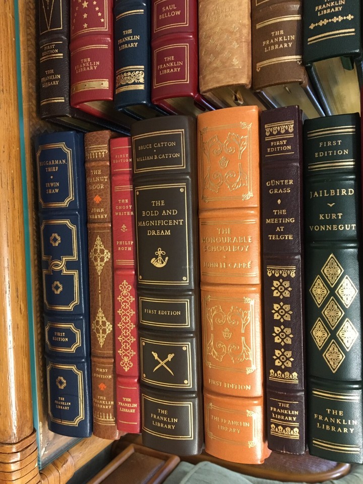 SELECT ONE Franklin Library First Edition Society LEATHER GOLD GILT ...
