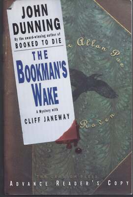 John Dunning / The Bookman's Wake Advanced Reading Copy 1st Edition ...