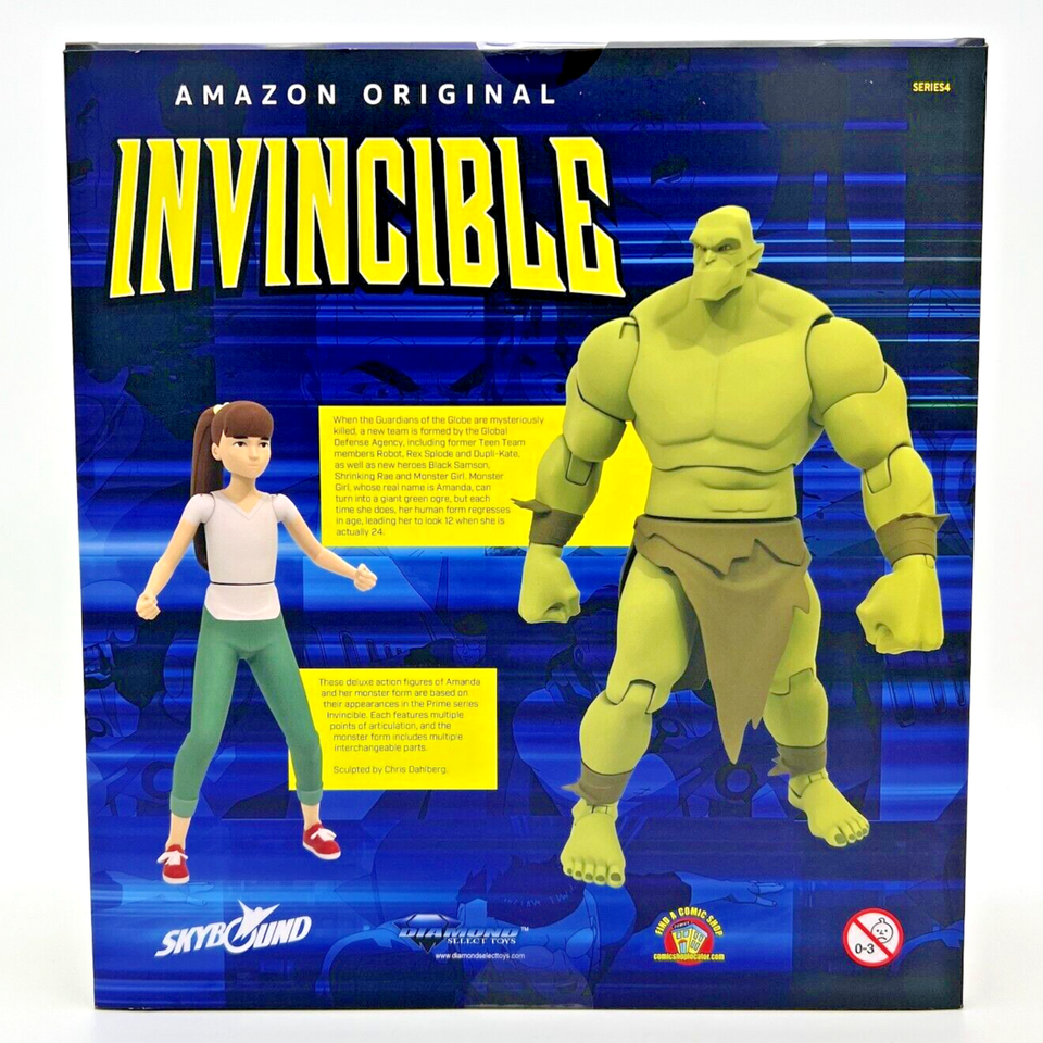 Diamond Select Amazon Invincible MONSTER GIRL Deluxe Action Figure Box ...