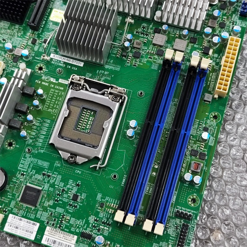 Supermicro X10SLH-LN6TF /X10SLH-N6-ST03 C226 Motherboard DDR3 Memory ...
