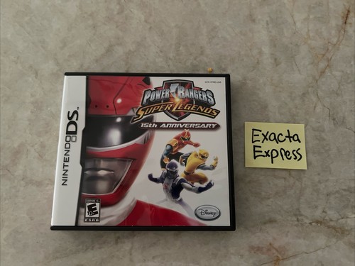 Power Rangers Super Legends - 15th Anniversary (Nintendo DS) Complete ...