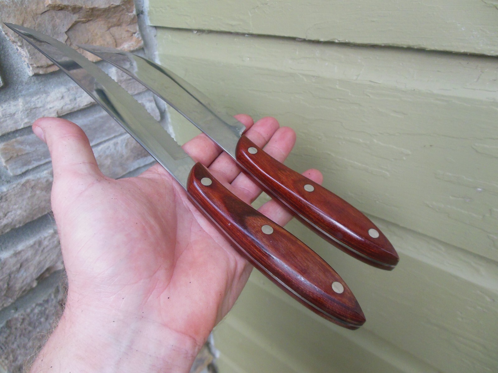 VINTAGE SCIMITAR BRAND KITCHEN KNIVES MADE IN USA 7" & 8" BLADES-USA | eBay