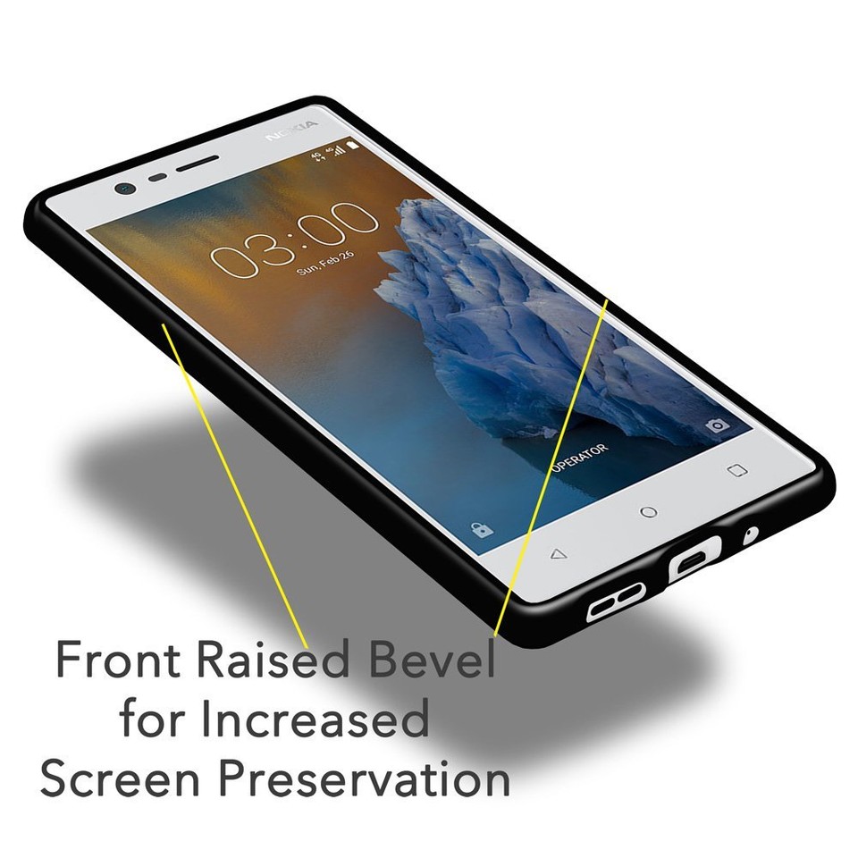 For Nokia 3 5 Ultra thin Protective TPU Soft Rubber Skin Slim Back Case ...