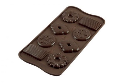 Chocolate Mold Cookies Silicone Chocolate Mould Confectionery | eBay