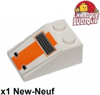 Lego 1X Slope Decorated Brick Slope 33 3X2 SW SNOWSPEEDER Front White ...