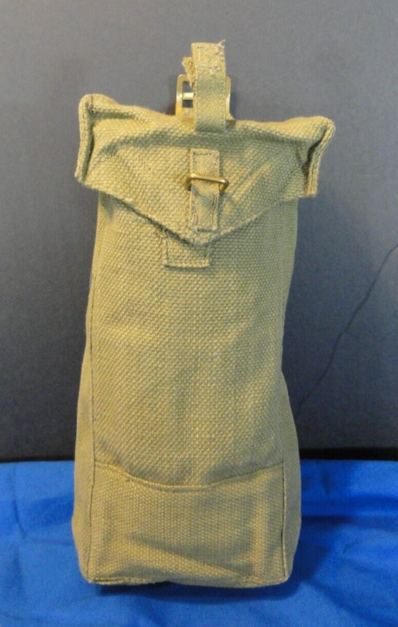 Vintage Belgian Army M51 Ammo Pouch Canvas Equipment Bag WW2 37 Pattern ...