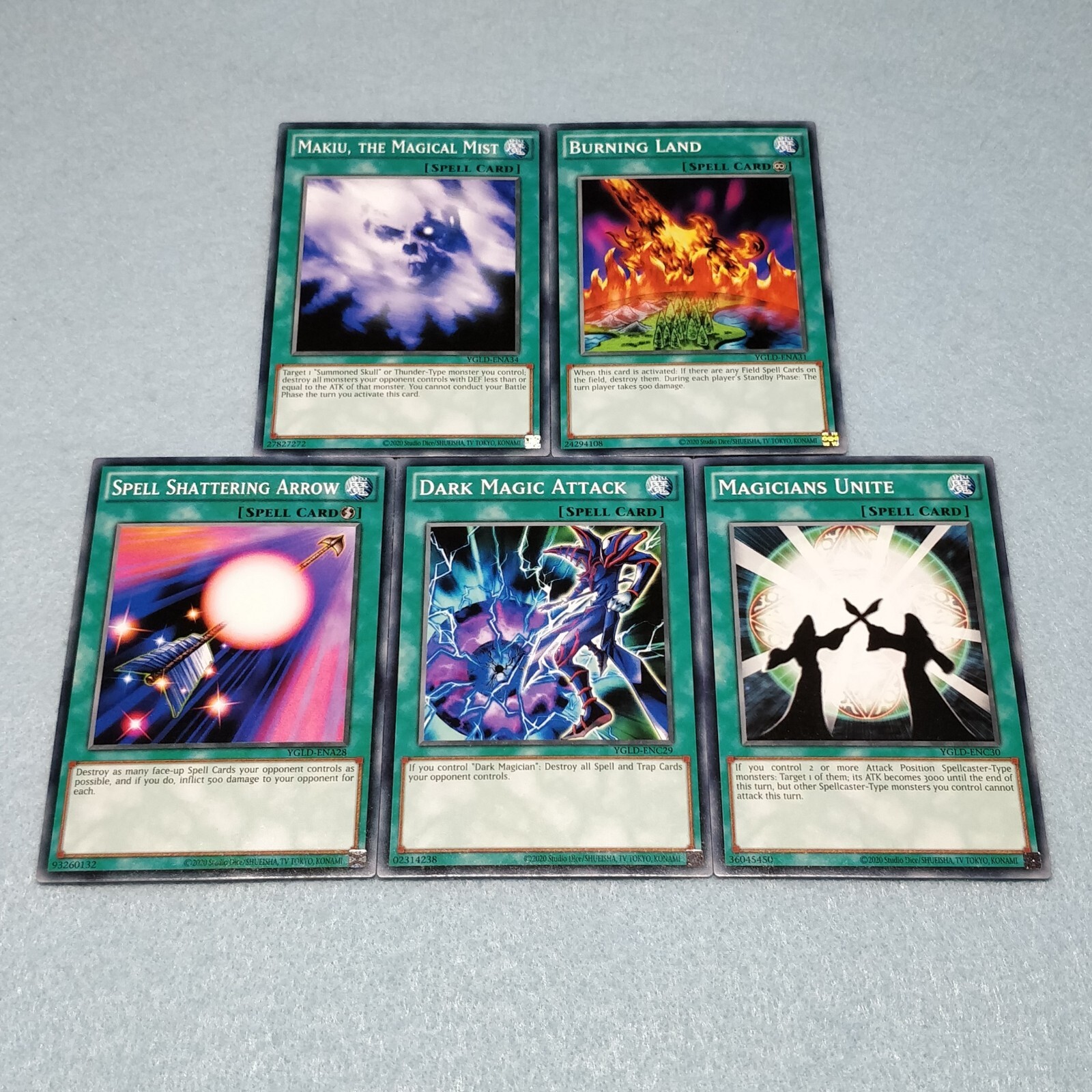 Yugioh Complete Yami Yugi 43 Card Duelist Kingdom Deck Dark Magician ...