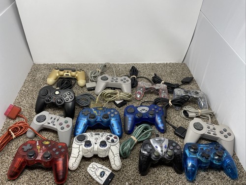 Lot of 13 3rd Party Sony Playstation Controllers Untested As Is! | eBay