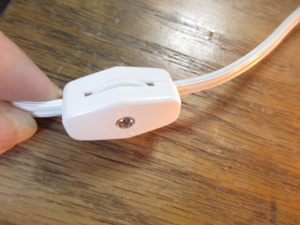 Ting Shen TS-10 White Christmas Village Light Cord 15' w/ Switch 6 Bulb ...