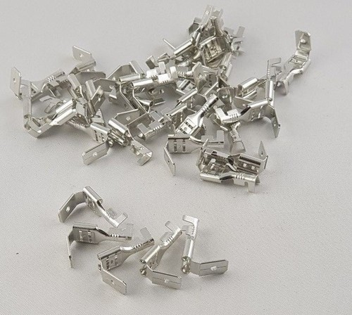 25x 6,3 Kabelschuhe Flachstecker Crimp Abzweig Verteiler Kfz Lkw Hobby ...