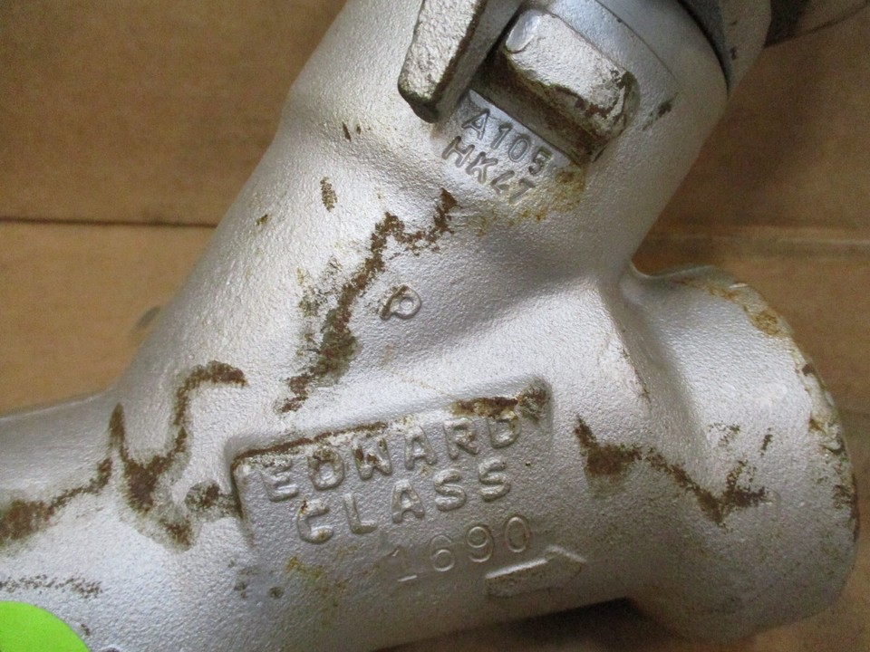 Edward Class 1690 Univalve Size 1.5000 1.5" Angle Valve A4968AES | eBay