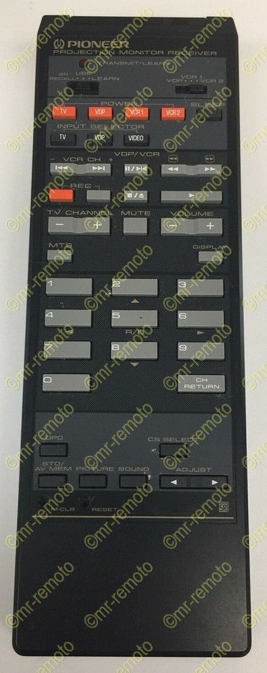 OEM Genuine PIONEER Remote Control for Plasma Display PDP-V400 PDP-V401 ...