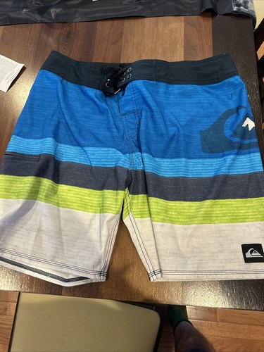 Quicksilver Swimming Shorts Men 36 Board Surf Trunk Multi Color Swim | eBay