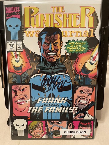 Marvel Comic The Punisher #54 Signed By Chuck Dixon | eBay