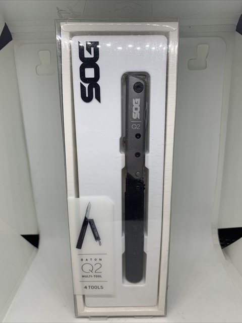 SOG Baton Q2 Multi-tool Multitool Bottle Opener Screwdriver Flashlight ...