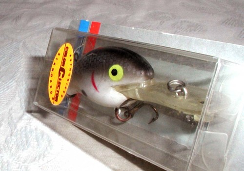VINTAGE REBEL WEE-R LURE;HARD to FIND GIZZARD SHAD-Wh.Belly,Dbl.Deep ...