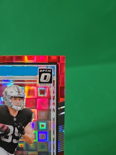 2024 Donruss Football - Brock Bowers - Red Pandora Optic Preview Prizm ...